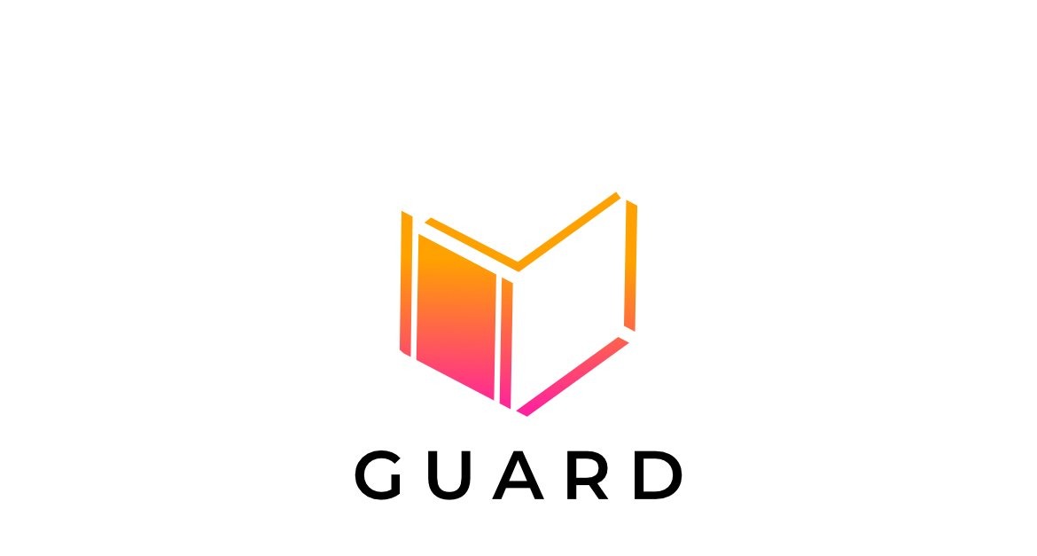 Gradient Letter V Guard Logo #235564 - TemplateMonster