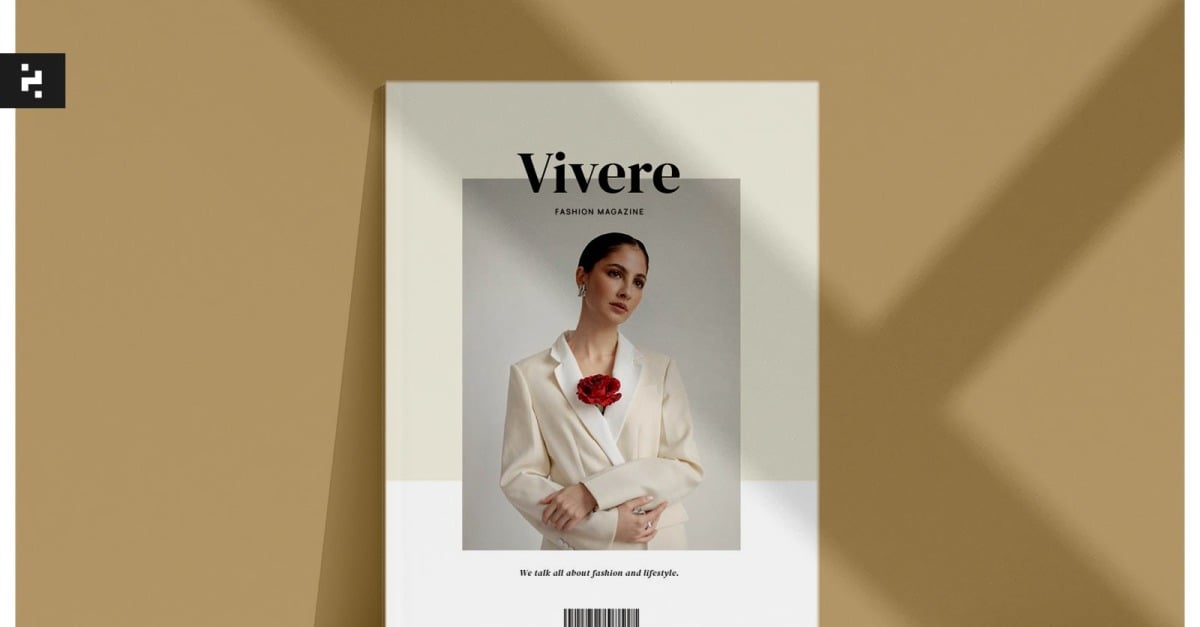 Vivere - Modello di rivista di moda minimale