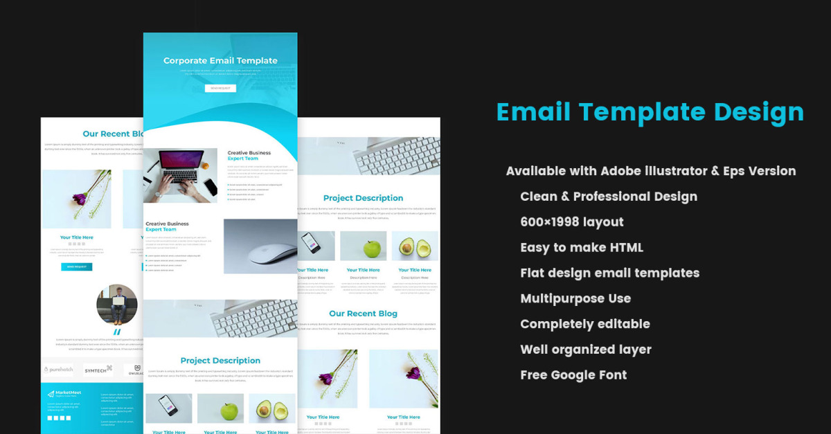 Multipurpose Corporate Business Campaign Promotional Mailchimp Email ...
