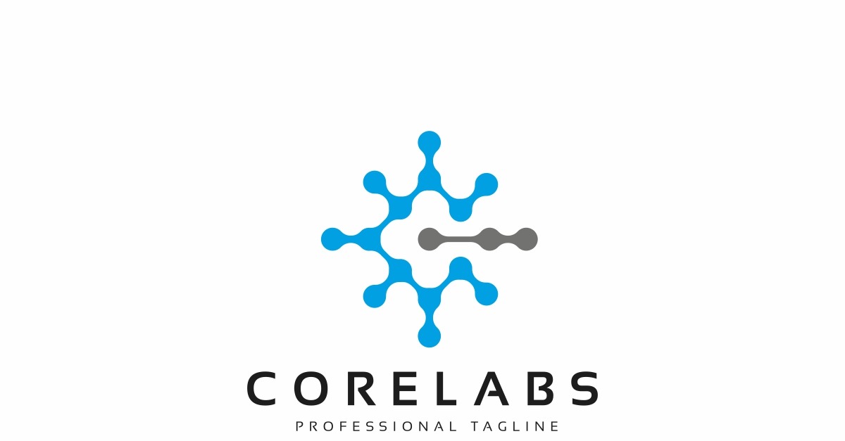 Corelabs C Letter Atom Logo #236247 - TemplateMonster