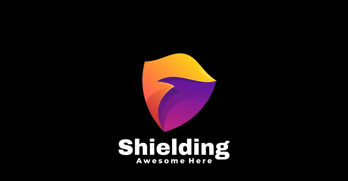 Shield Gradient Color Logo Style #236291 - TemplateMonster