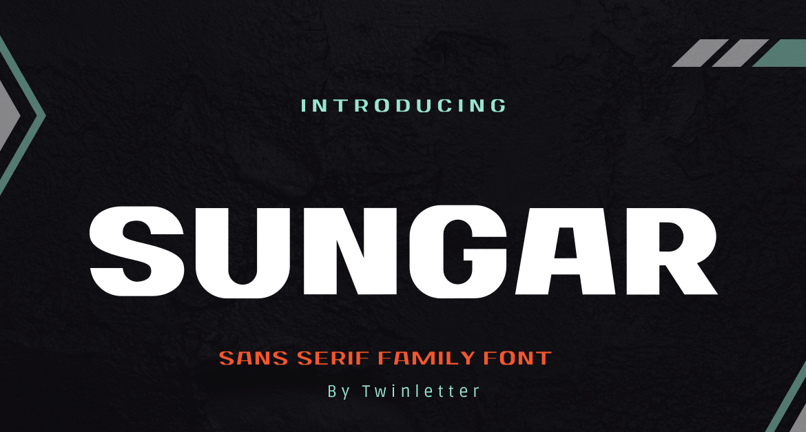 Fonte sem serifa elegante Sungar #236429 - TemplateMonster