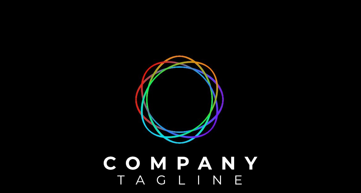 Gradient Round Tech Modern Logo #236531 - TemplateMonster