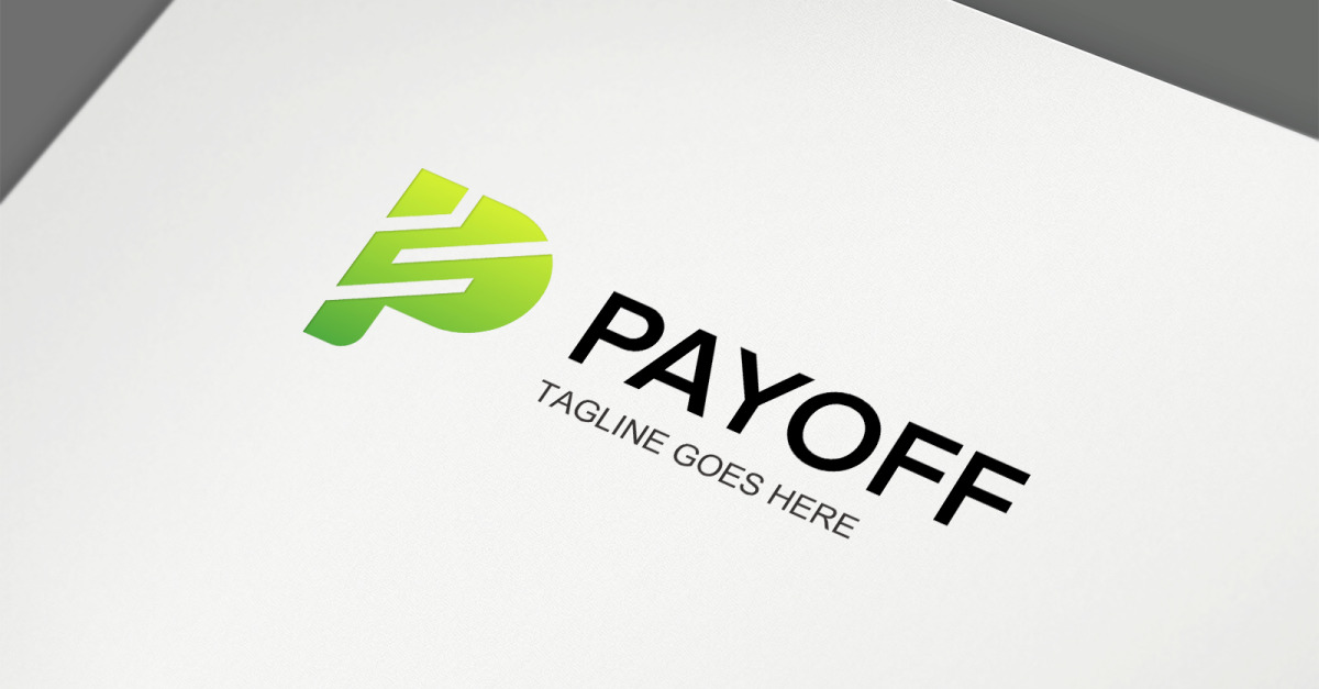 Payoff Letter P Logo Template #236761 - TemplateMonster