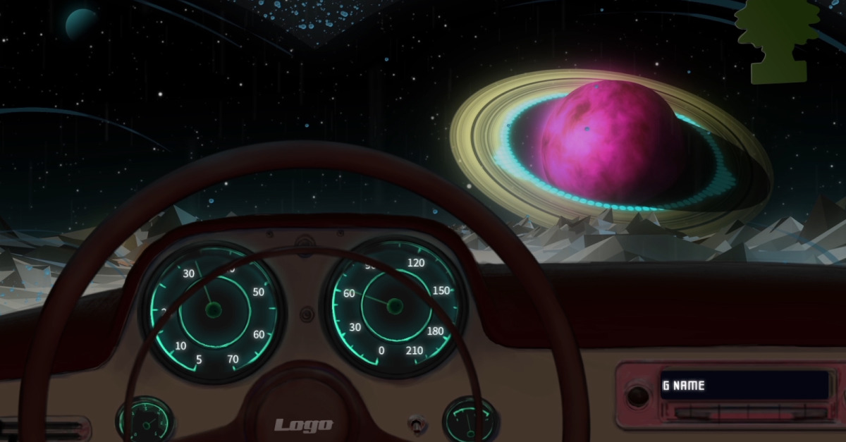 Space Travel Visualizer After Effects Template