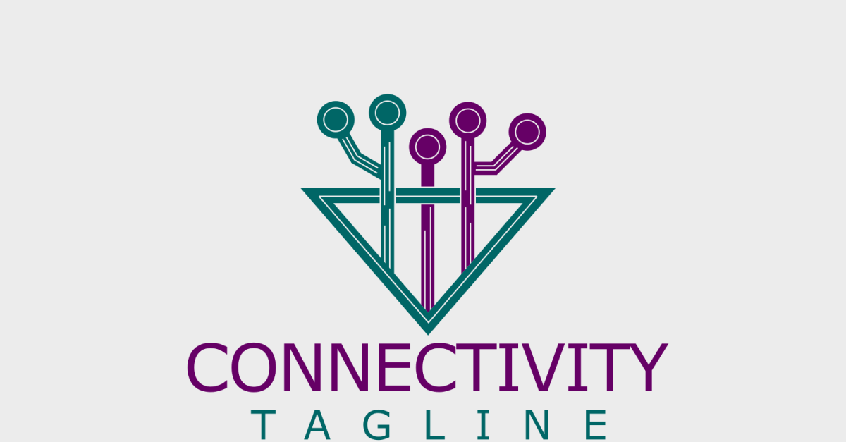 Connection Symbol Design Logo Template 2 - TemplateMonster