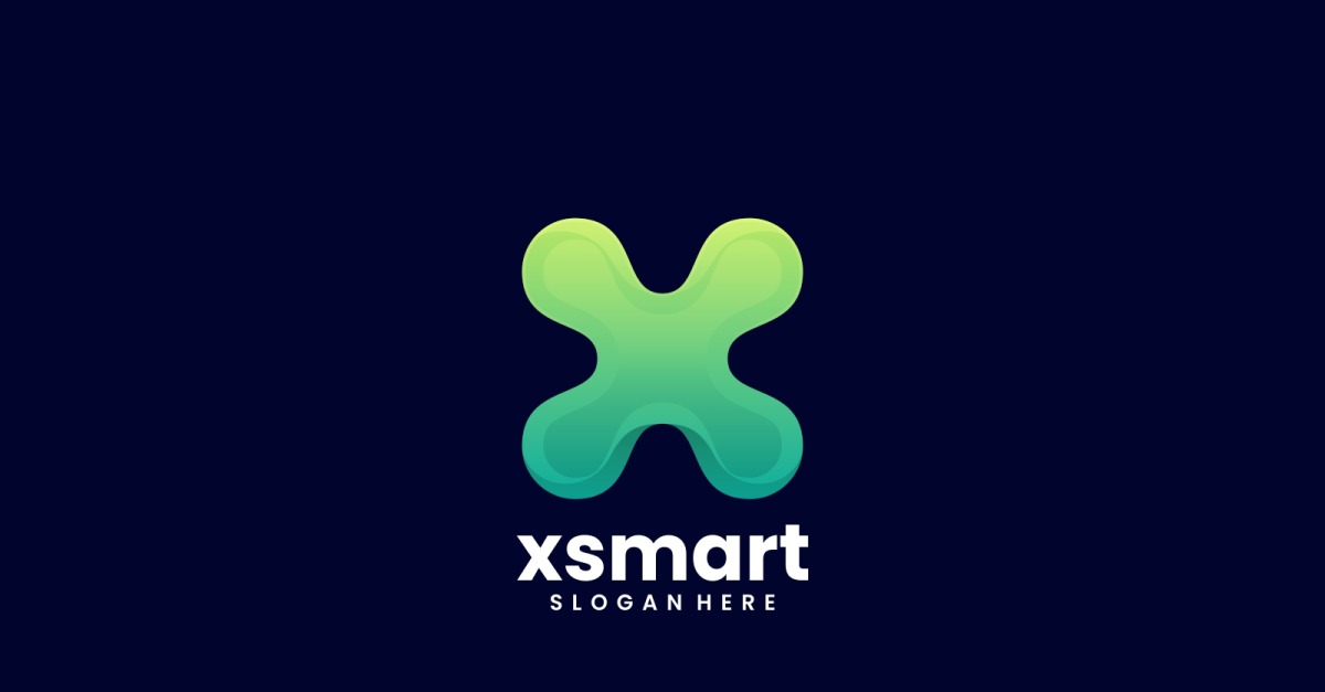 Letter X Color Gradient Logo #237402 - TemplateMonster