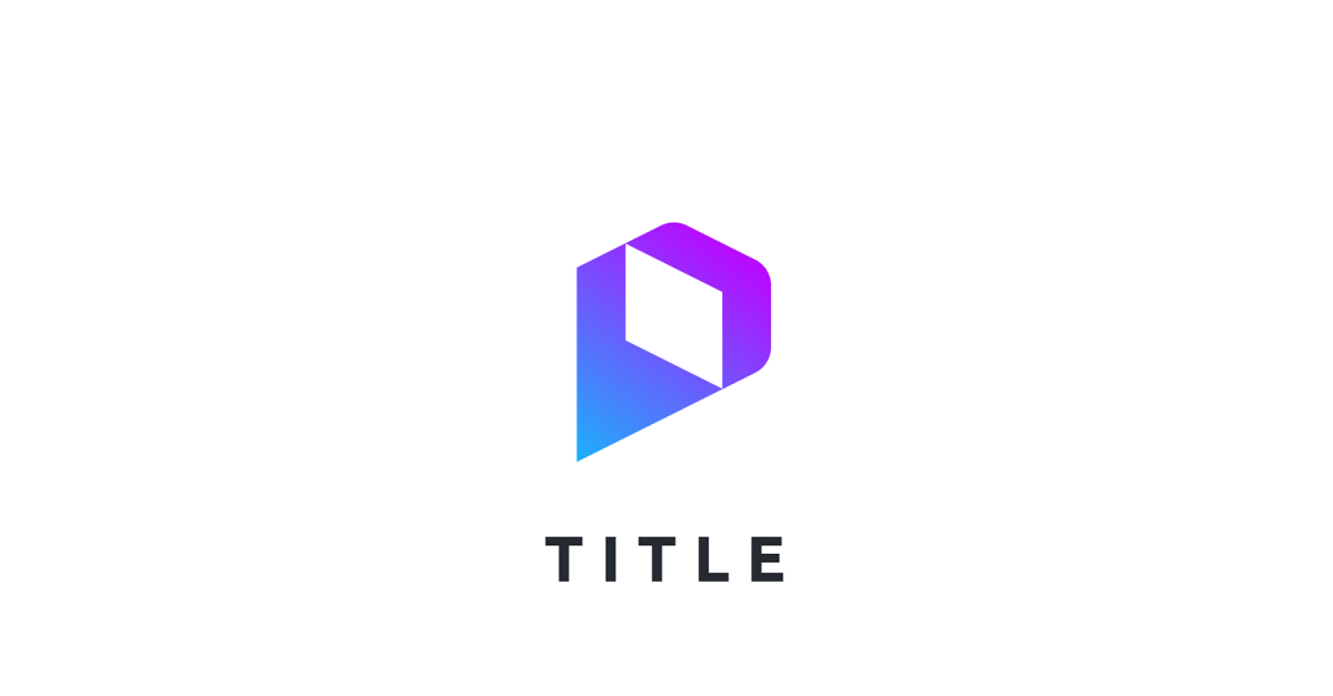 Vibrant Geometrical P Edgy Tech Shading Logo