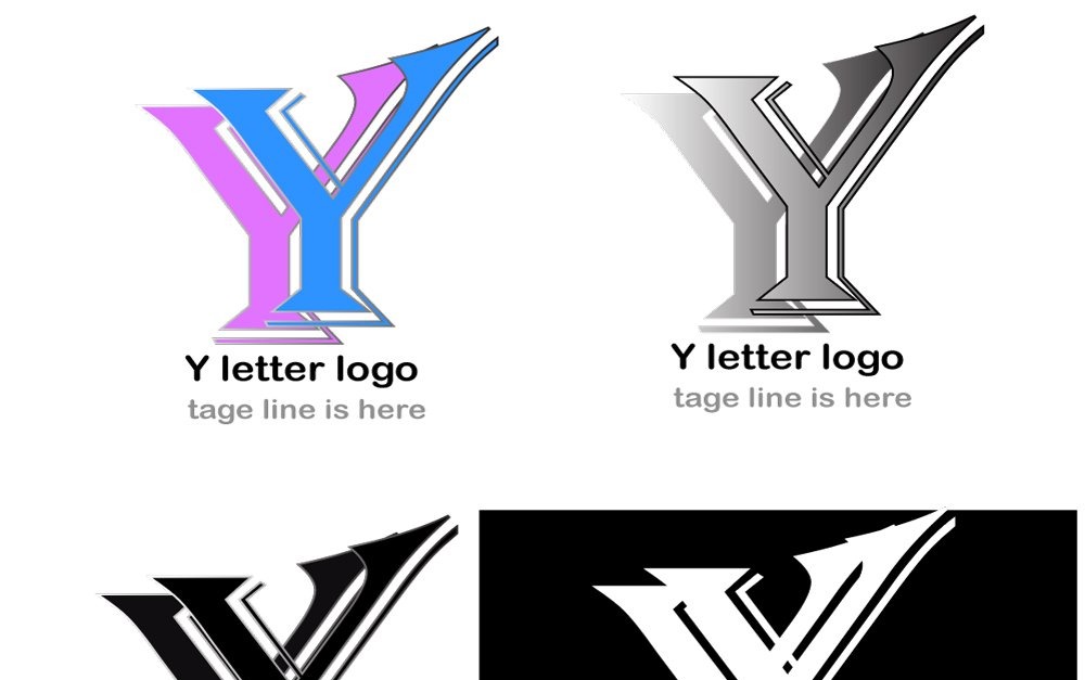 Logotipo da letra Y_Modelo de logotipo - TemplateMonster