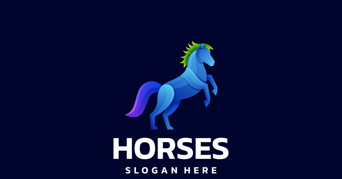 Atlar Gradyan Logo Tarzı #237931 - TemplateMonster