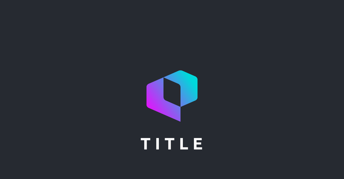 Logo Monogame Spacieux Géométrique et Shading