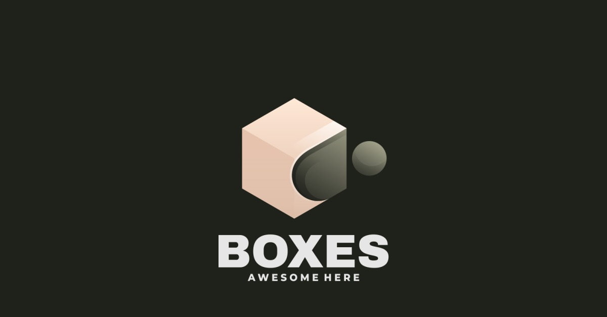 Boxes Gradient Logo Style #238206 - TemplateMonster