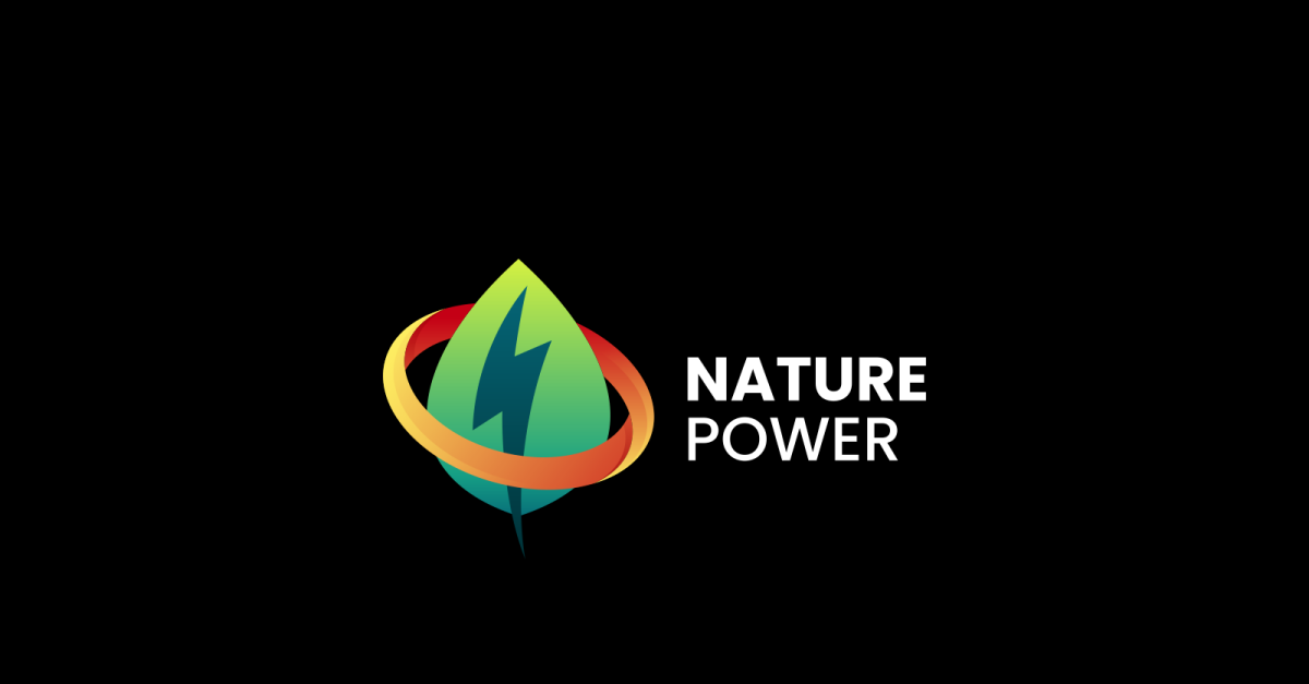 Nature Power Gradient Logo #238358 - TemplateMonster