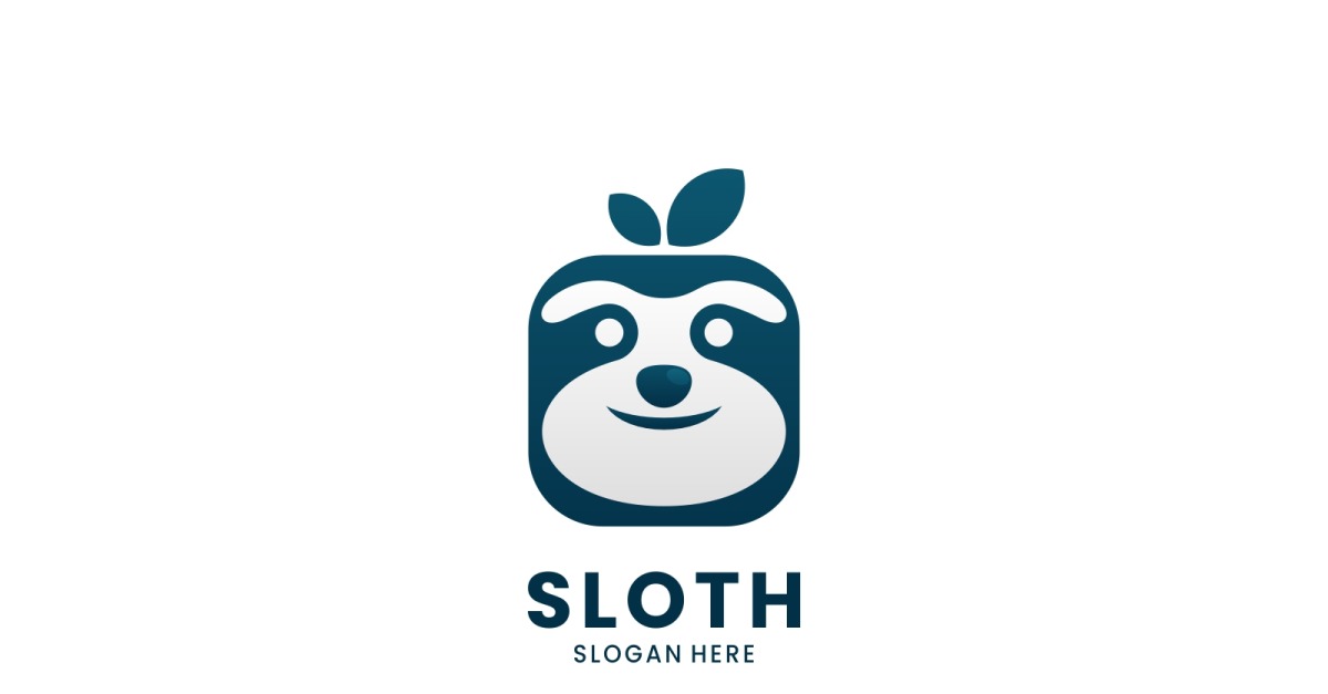 Sloth Simple Mascot Logo Design #238371 - TemplateMonster