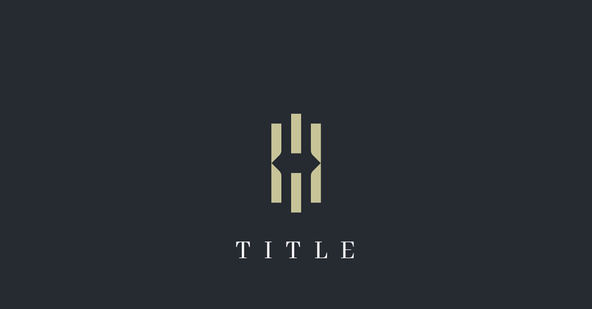 Luxury Elite MW Golden Monogram Logo - TemplateMonster