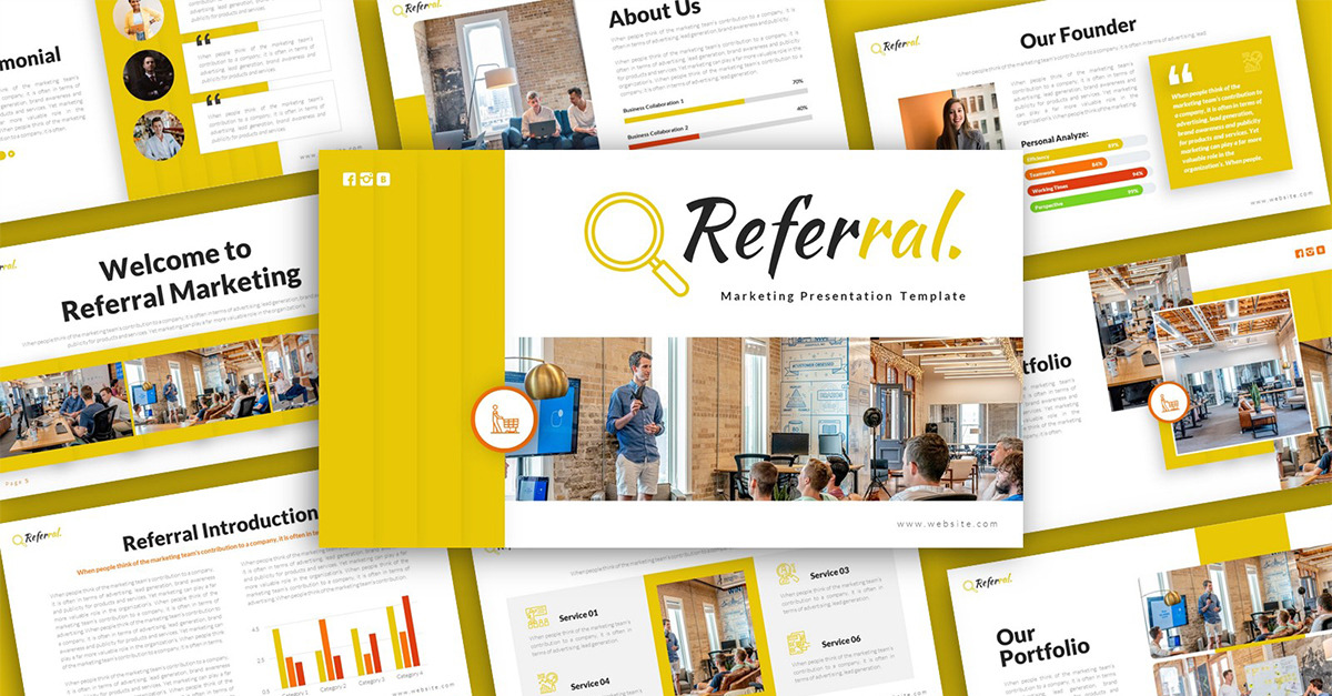 Referral Marketing Multipurpose PowerPoint Presentation Template