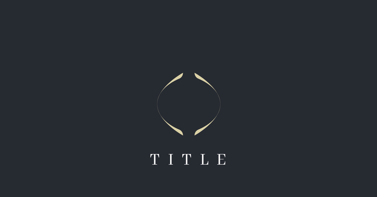 Luxury Elite Abstract O Golden Logo #238624 - TemplateMonster
