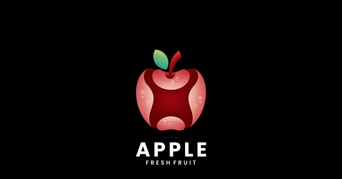 Apple Color Gradient Logo #238711 - TemplateMonster
