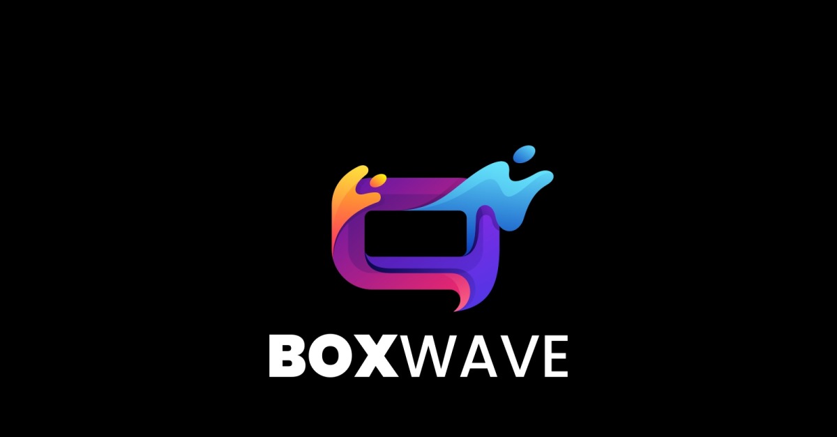 Box wave Gradient Colorful Logo #238718 - TemplateMonster