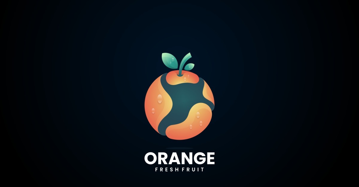 Orange Color Gradient Logo Design #238700 - TemplateMonster