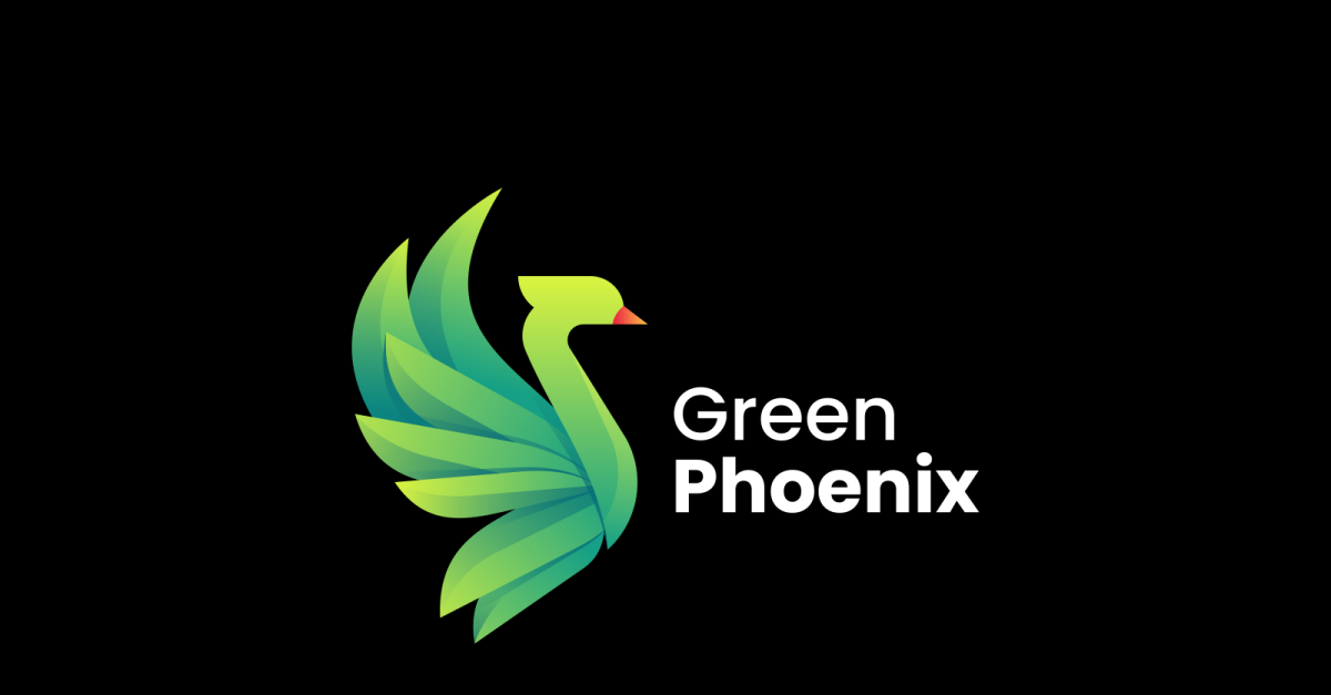 Green Phoenix Gradient Logo #238896 - TemplateMonster