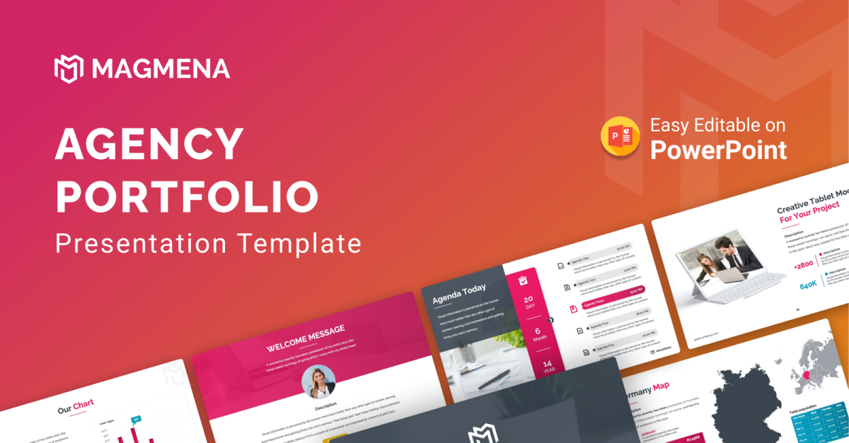 Magmena – Agency Portfolio PowerPoint Presentation