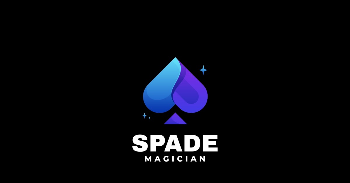 Spade Gradient Logo Template #239326 - TemplateMonster