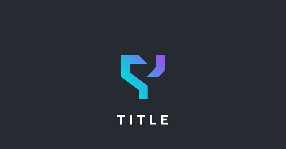 Modern Visual Y Tech Fintech Abstract Logo - TemplateMonster