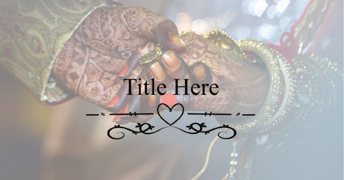 Free Simple Wedding Title design After Effects Templates.