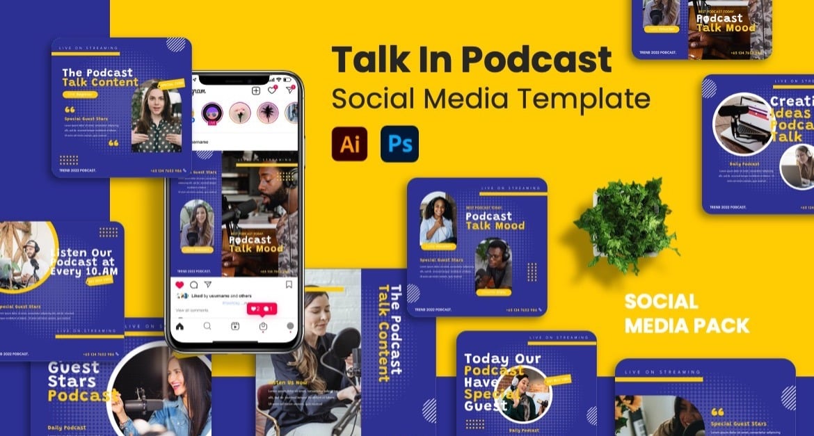 Neitalk - Podcast Instagram Post Social Media