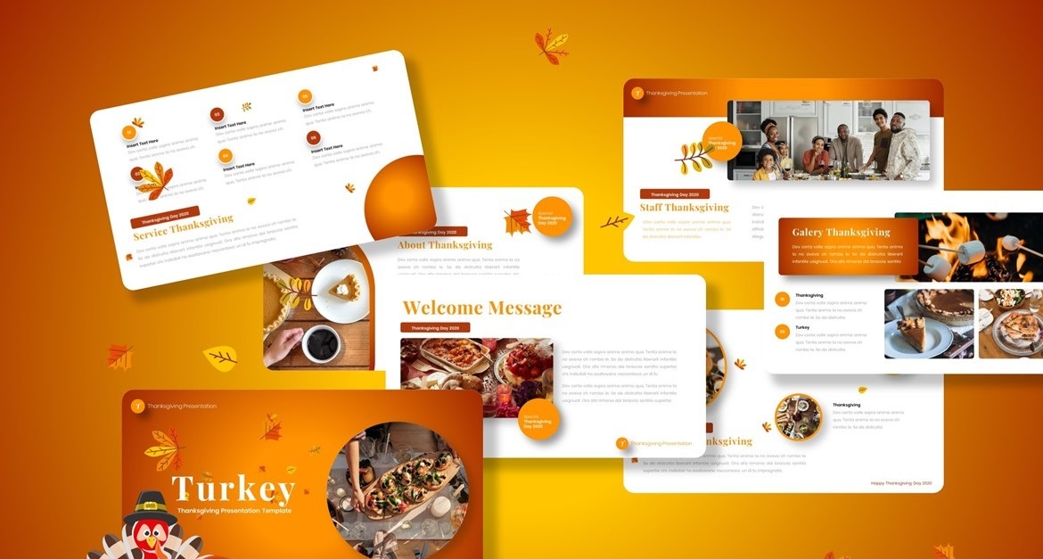 Türkei - Happy Thanksgiving Powerpoint - TemplateMonster