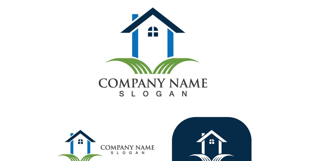 Casa Casa Logo Construindo Vetor V54 - TemplateMonster