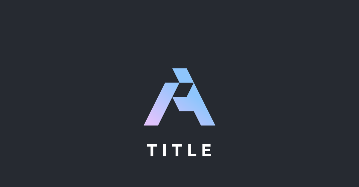 Contemporary Fresh A Tech Playful Monogram Logo