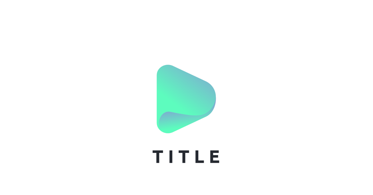 Contemporary Fresh Video Play Film Green Logo