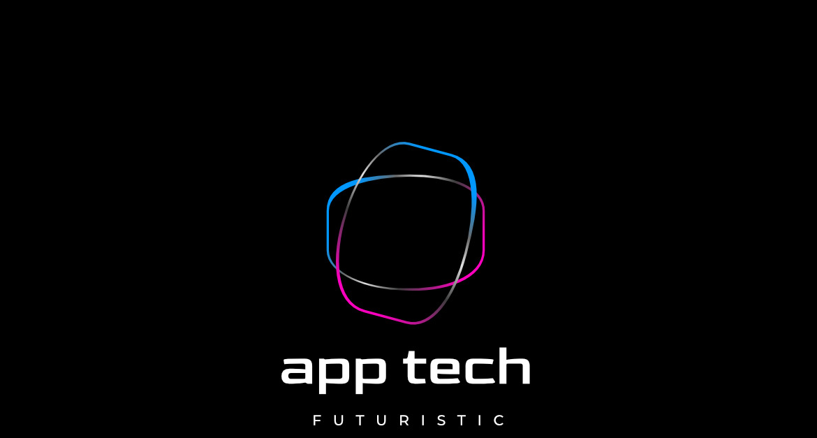 Logo de démarrage rond Tech Future Gradient - TemplateMonster