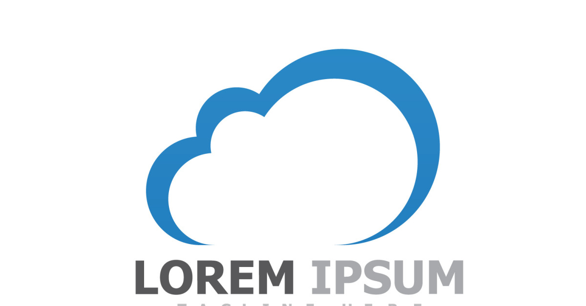 Logotipo e símbolo do Cloud Server V1 - TemplateMonster