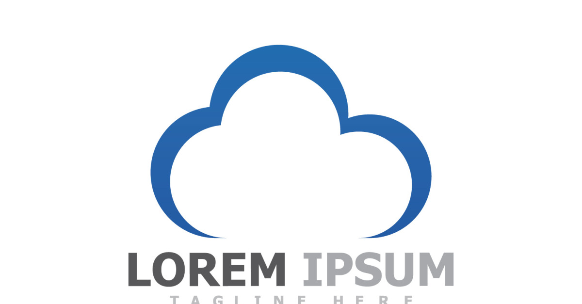 Logotipo e símbolo do Cloud Server V20 - TemplateMonster