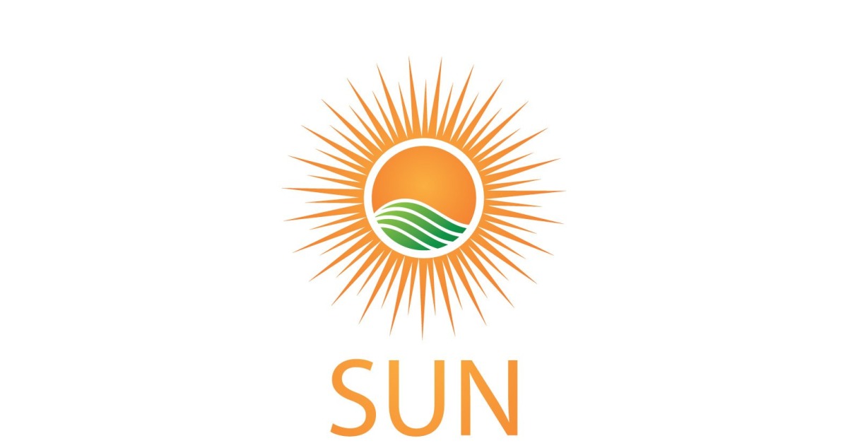 Sun Logo And Symbol Vector V8 #240409 - TemplateMonster