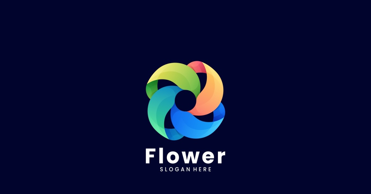 Flower Colorful Logo Template #240789 - TemplateMonster
