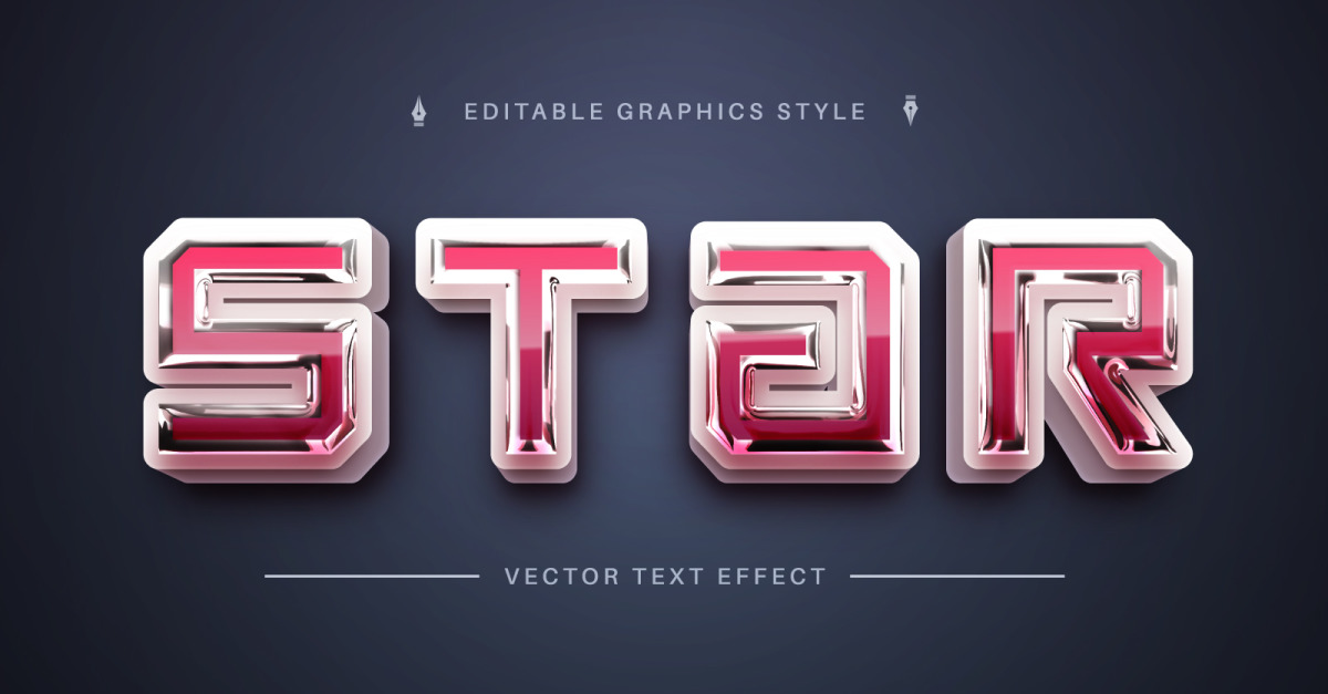Realistic 3D - Editable Text Effect, Font Style, Graphics Illustration