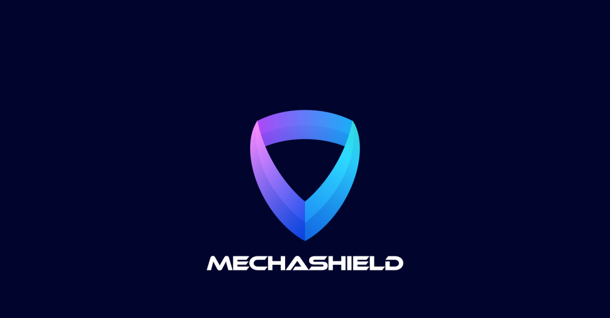 Mecha Shield Gradient Logo #240860 - TemplateMonster