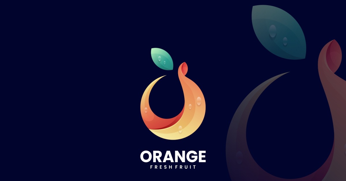 Vector Orange Gradient Logo Style #240862 - TemplateMonster