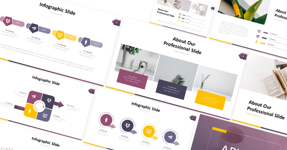Modelo de PowerPoint Moderno Arvica #240958 - TemplateMonster