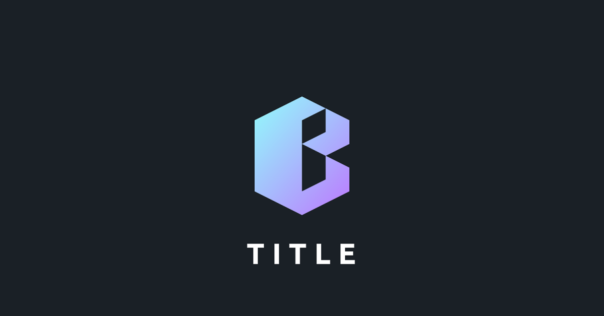 Sleek Iconic B BI Tech Shading Logo #240910 - TemplateMonster