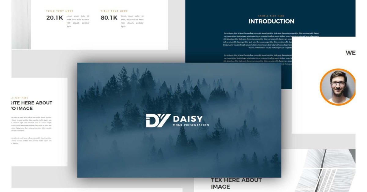 Daisy PowerPoint Presentation Template - TemplateMonster