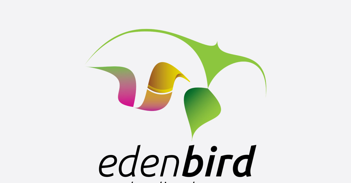 Garden Bird and Beautiful Singing Bird Logo Template