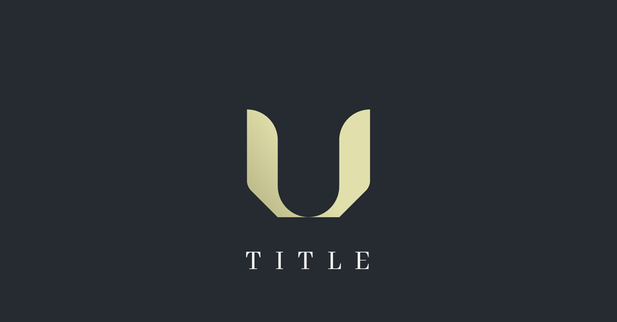 Luxury Lite U Classy Golden Logo #241265 - TemplateMonster
