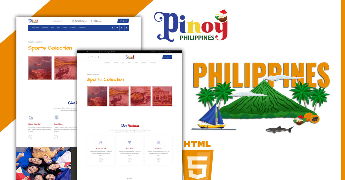 Pinoy Philippines Culture HTML5 Website Template