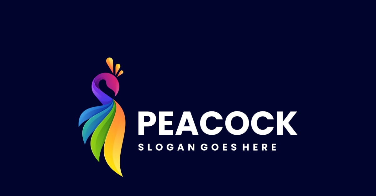 Création de logo de paon coloré #241763 - TemplateMonster