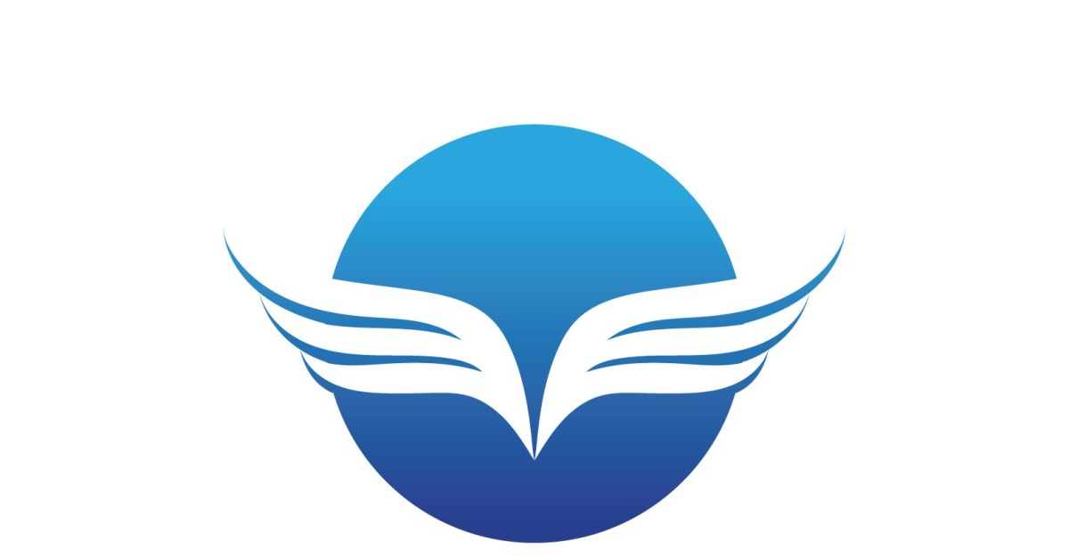 Kanat Kuş Şahin Logo Vektör V #242125 - TemplateMonster